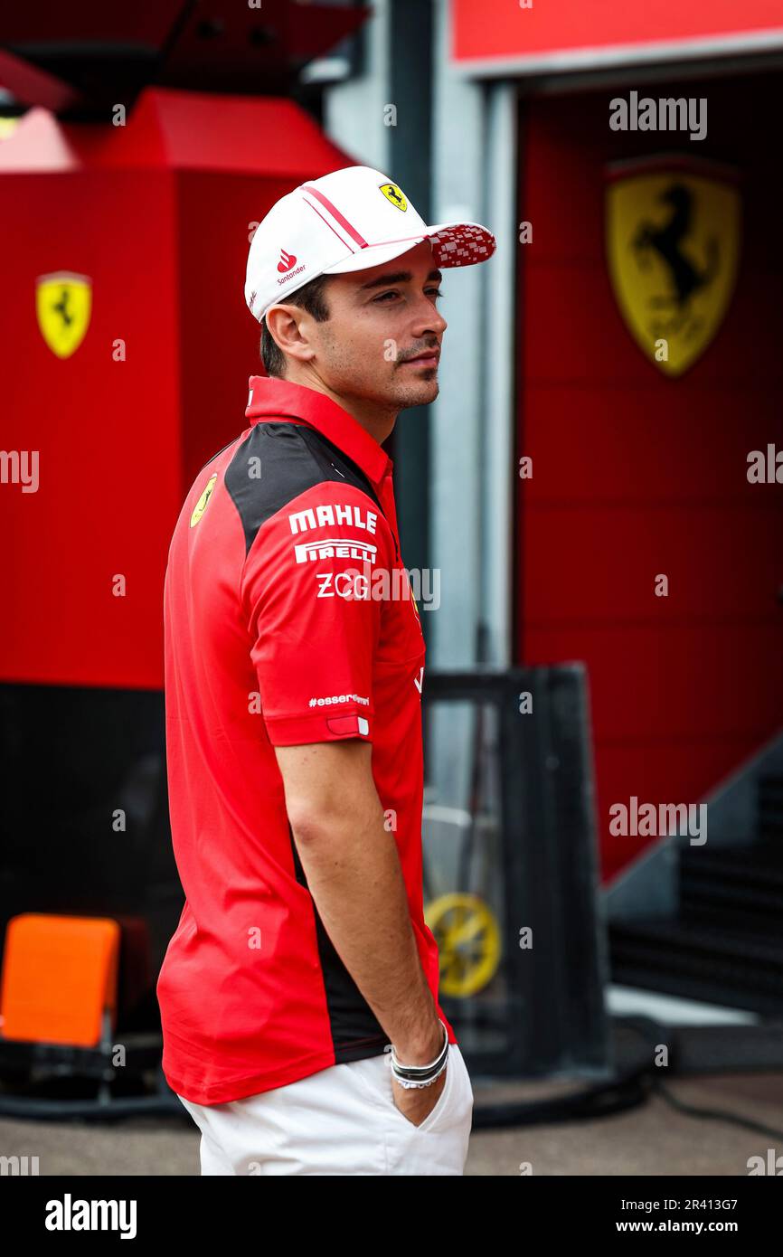 Monte-Carlo, Monaco. 25th May, 2023. #16 Charles Leclerc (MCO, Scuderia Ferrari), F1 Grand Prix ...