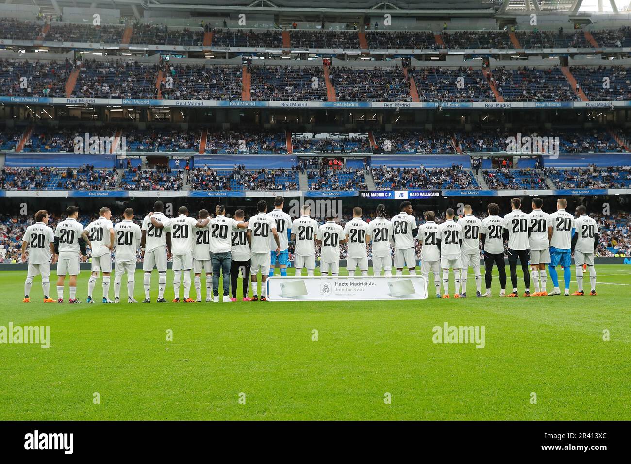 Madrid, Spain. 24th May, 2023. Real Madrid team group (Real) Football ...