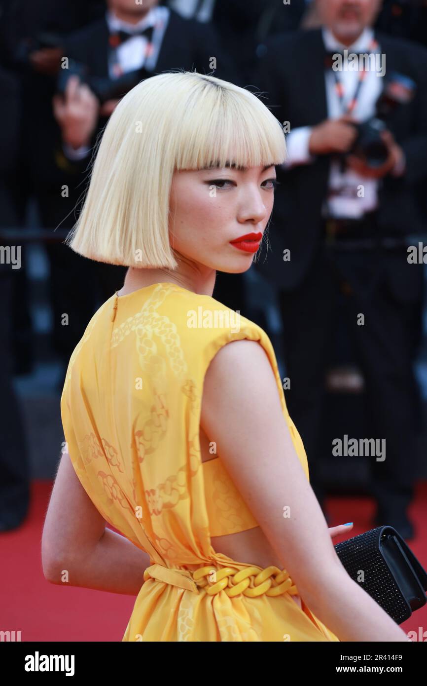 Cannes, France, 25th May, 2023. Aoi Yamada on the red carpet for the ...
