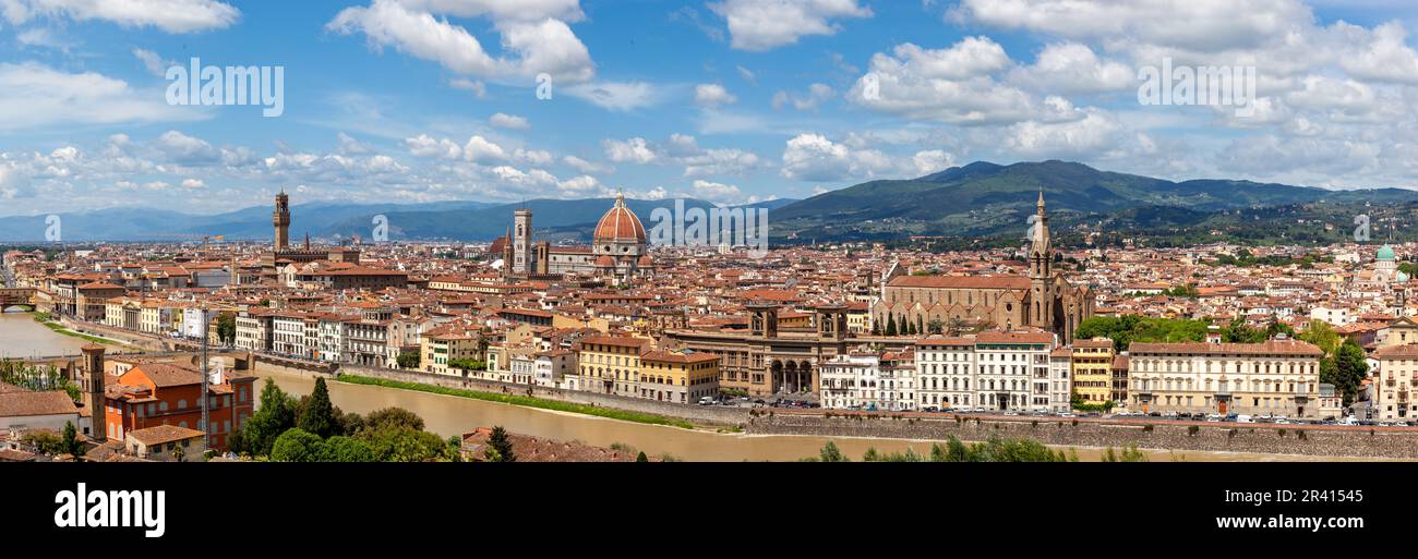 Aerial view basilica river rooftops hi-res stock photography and images ...