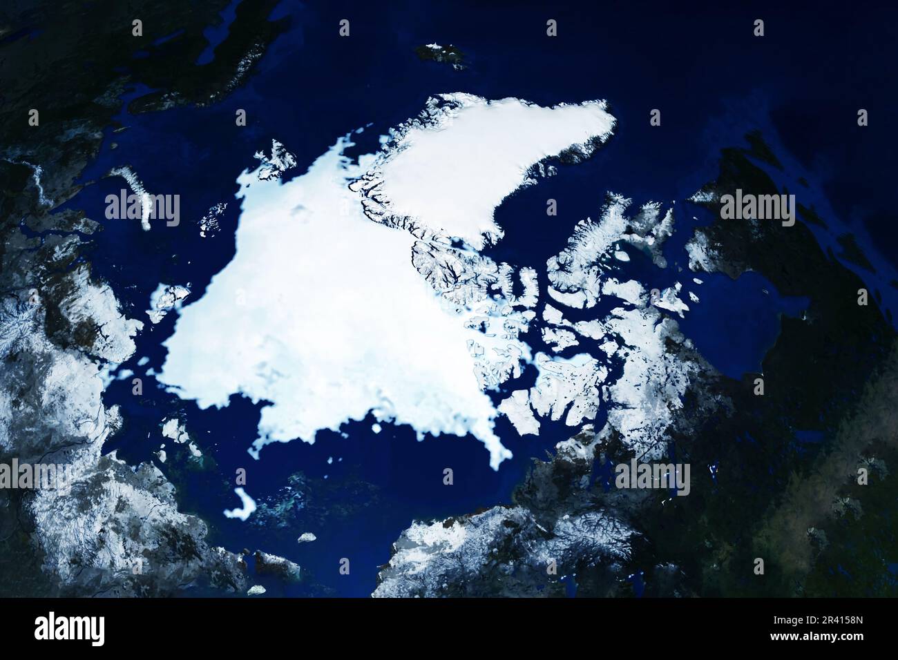 North antarctica satellite image hi-res stock photography and images ...