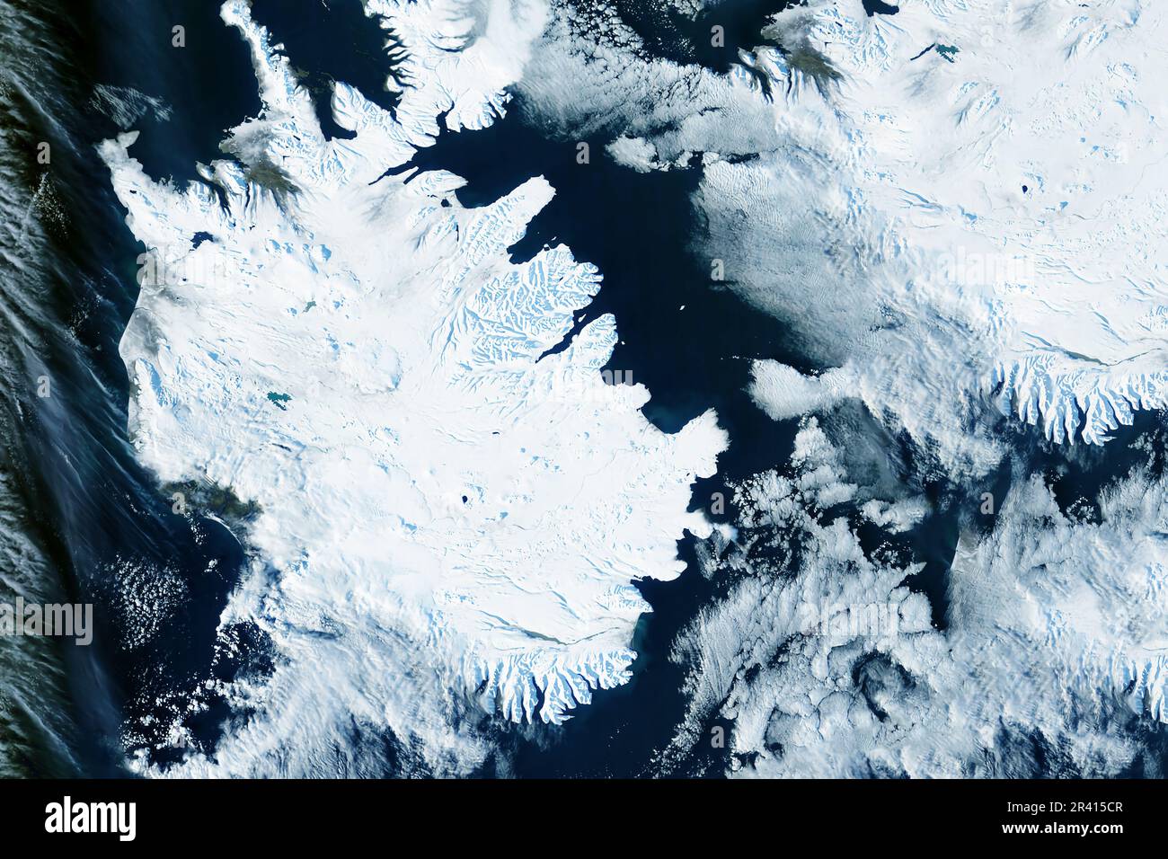 North antarctica satellite image hi-res stock photography and images ...