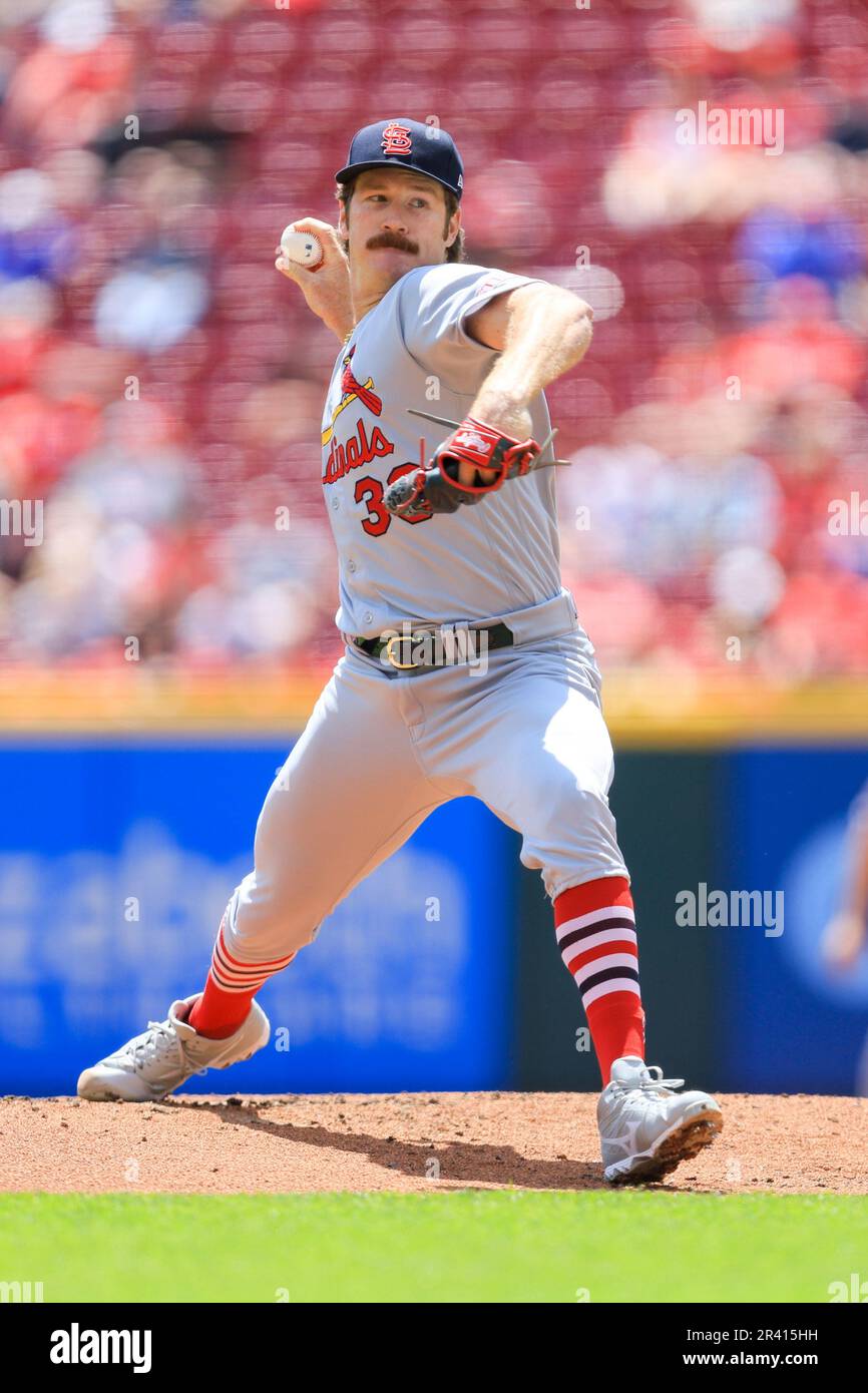 St. Louis Cardinals' Miles Mikolas throws during a baseball game ...