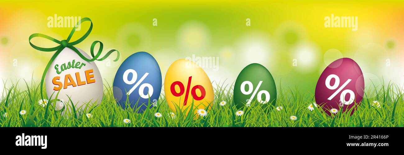 Spring sale easter holiday label hi-res stock photography and images ...