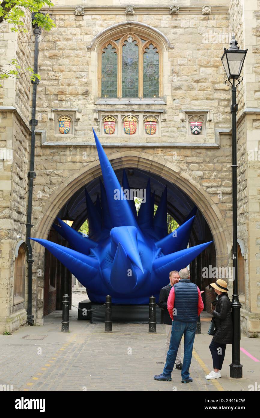 London, UK. 25 May 2023. British artist Steve Messam’s inflatable ...