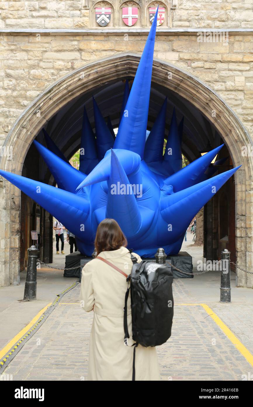 London, UK. 25 May 2023. British artist Steve Messam’s inflatable ...