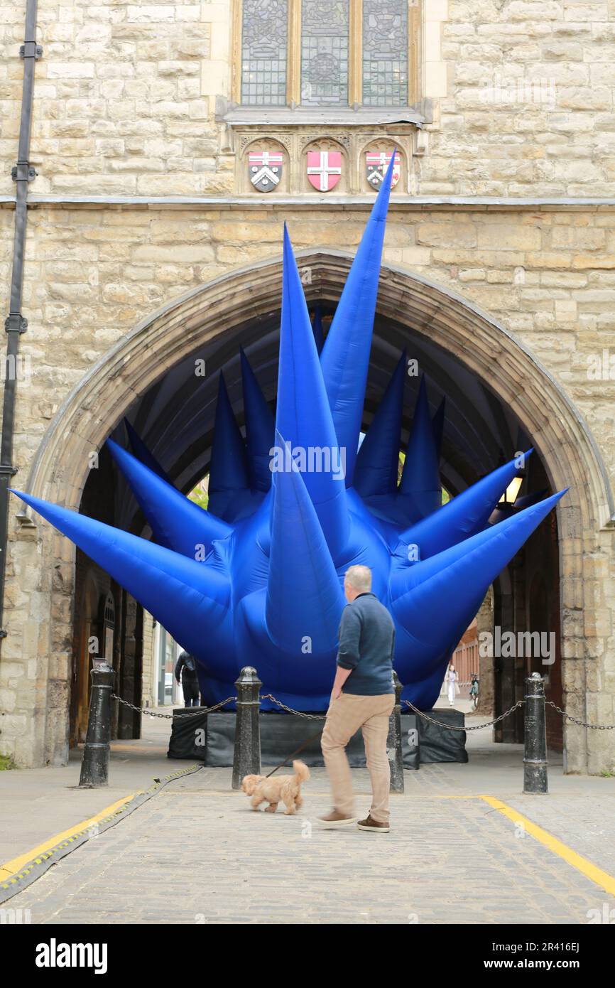 London, UK. 25 May 2023. British artist Steve Messam’s inflatable ...