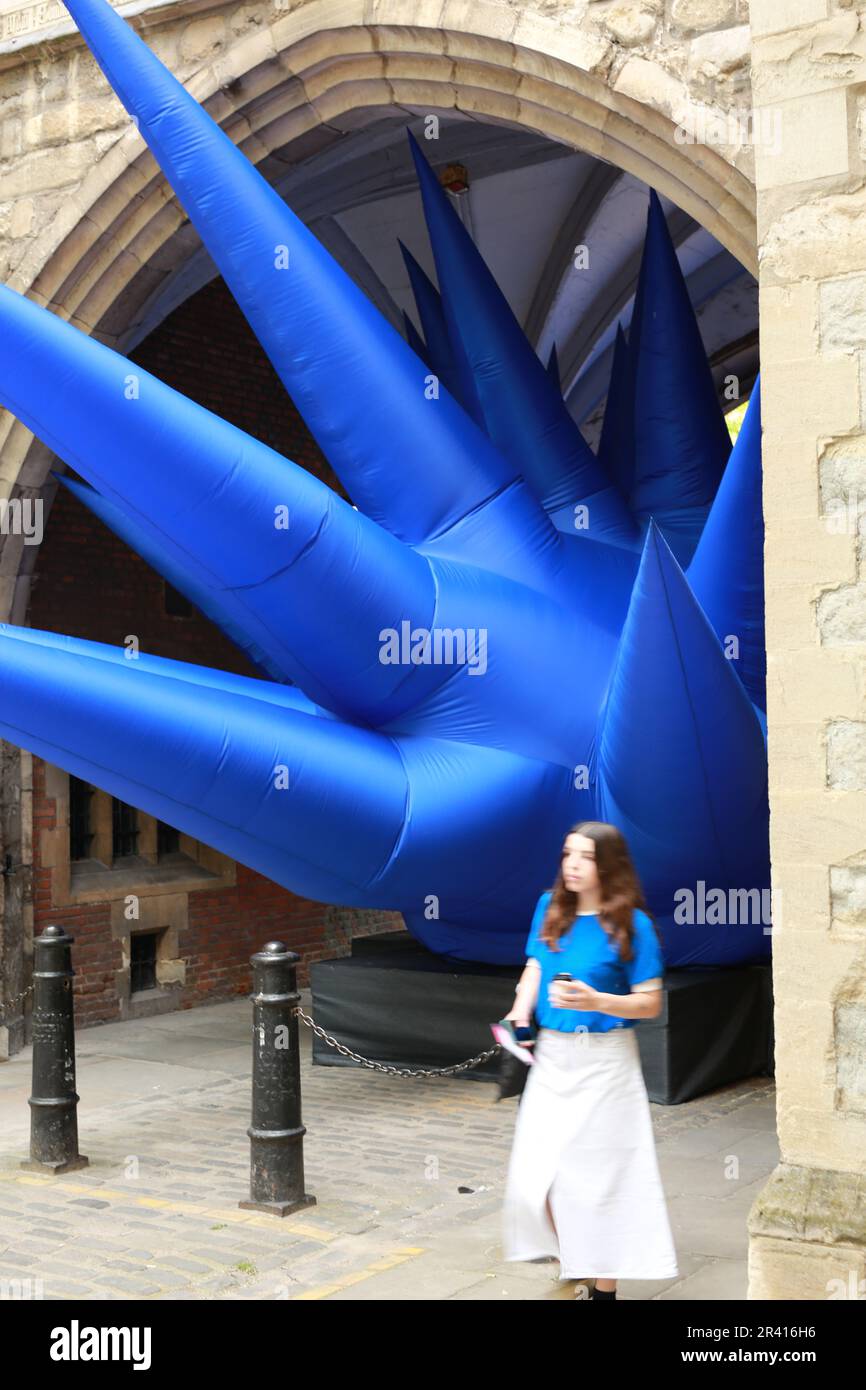 London, UK. 25 May 2023. British artist Steve Messam’s inflatable ...