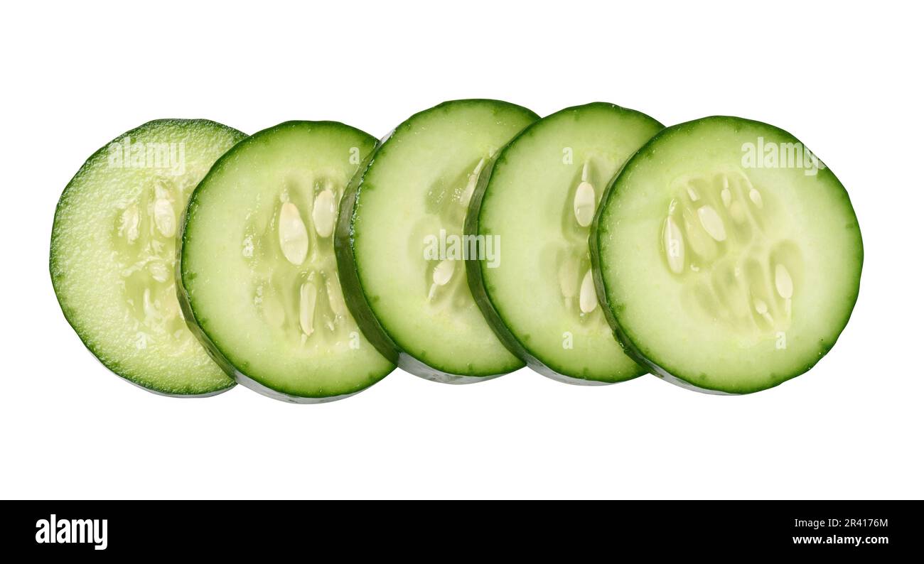 Cucumber vegetable sliced food hi-res stock photography and images - Alamy