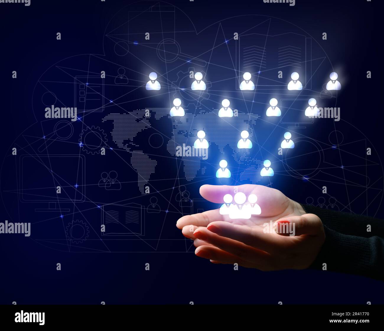 Team concept hierarchy in hi-res stock photography and images - Alamy