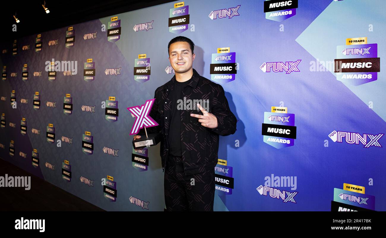 AMSTERDAM - Trobi wins Best Producer 2023 during the presentation of ...