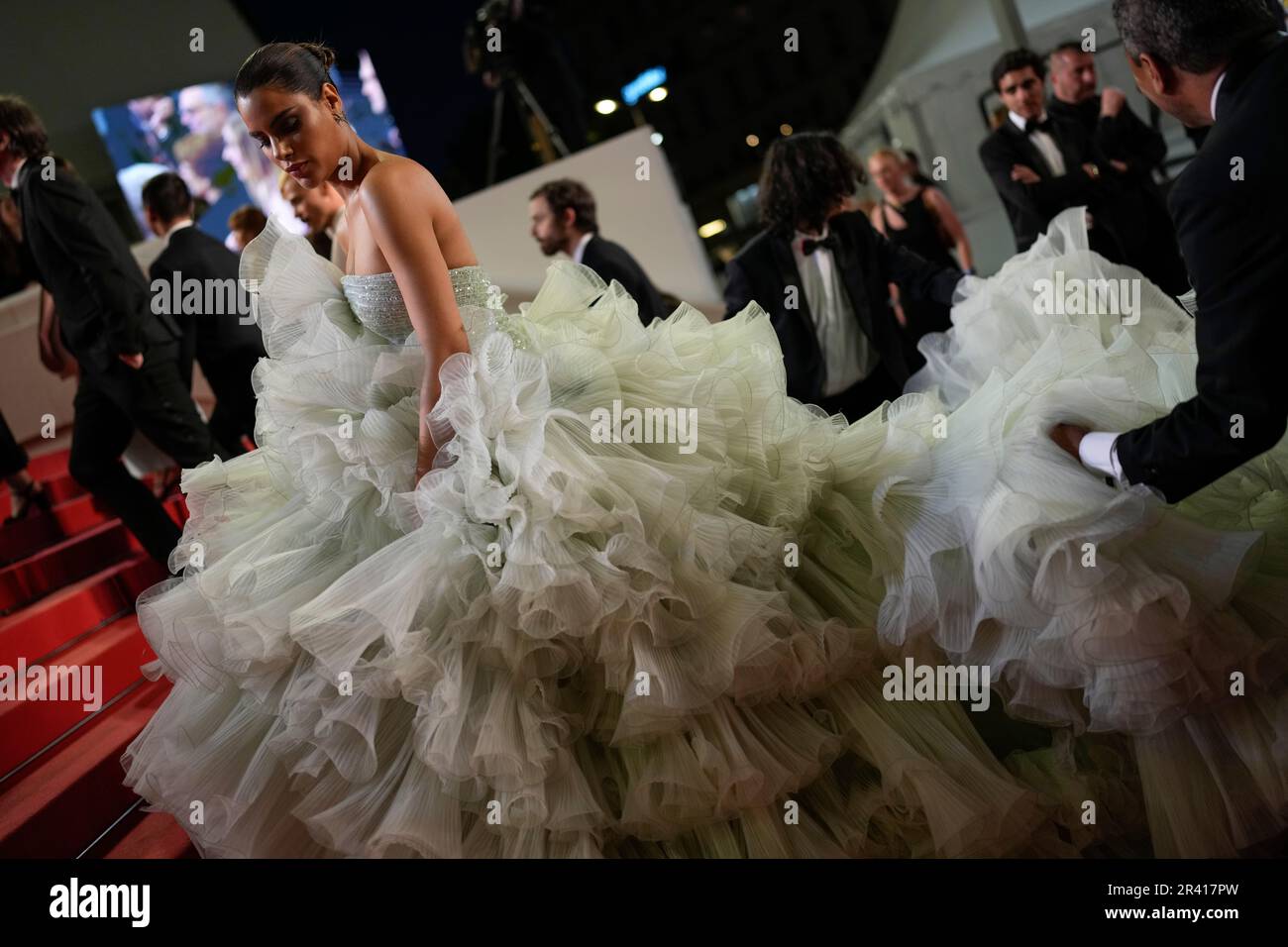 Ariadna Gutierrez poses for photographers upon arrival at the premiere ...
