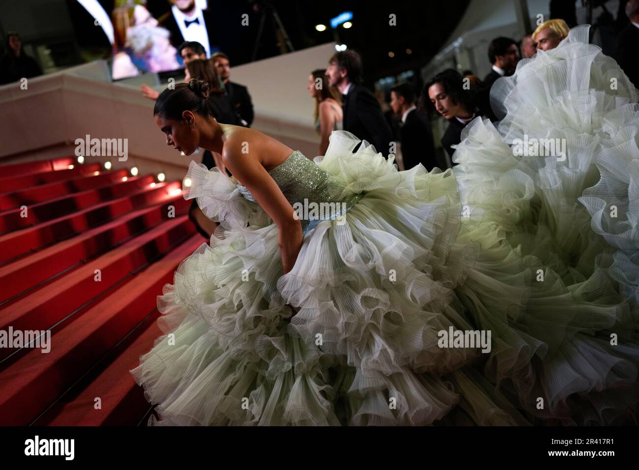 Ariadna Gutierrez poses for photographers upon arrival at the premiere ...