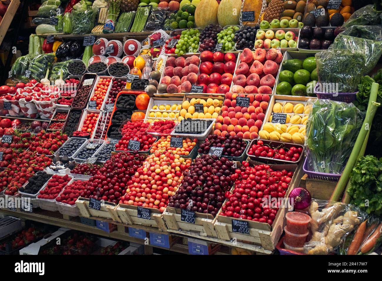 Bazaar stand assortment hi-res stock photography and images - Alamy