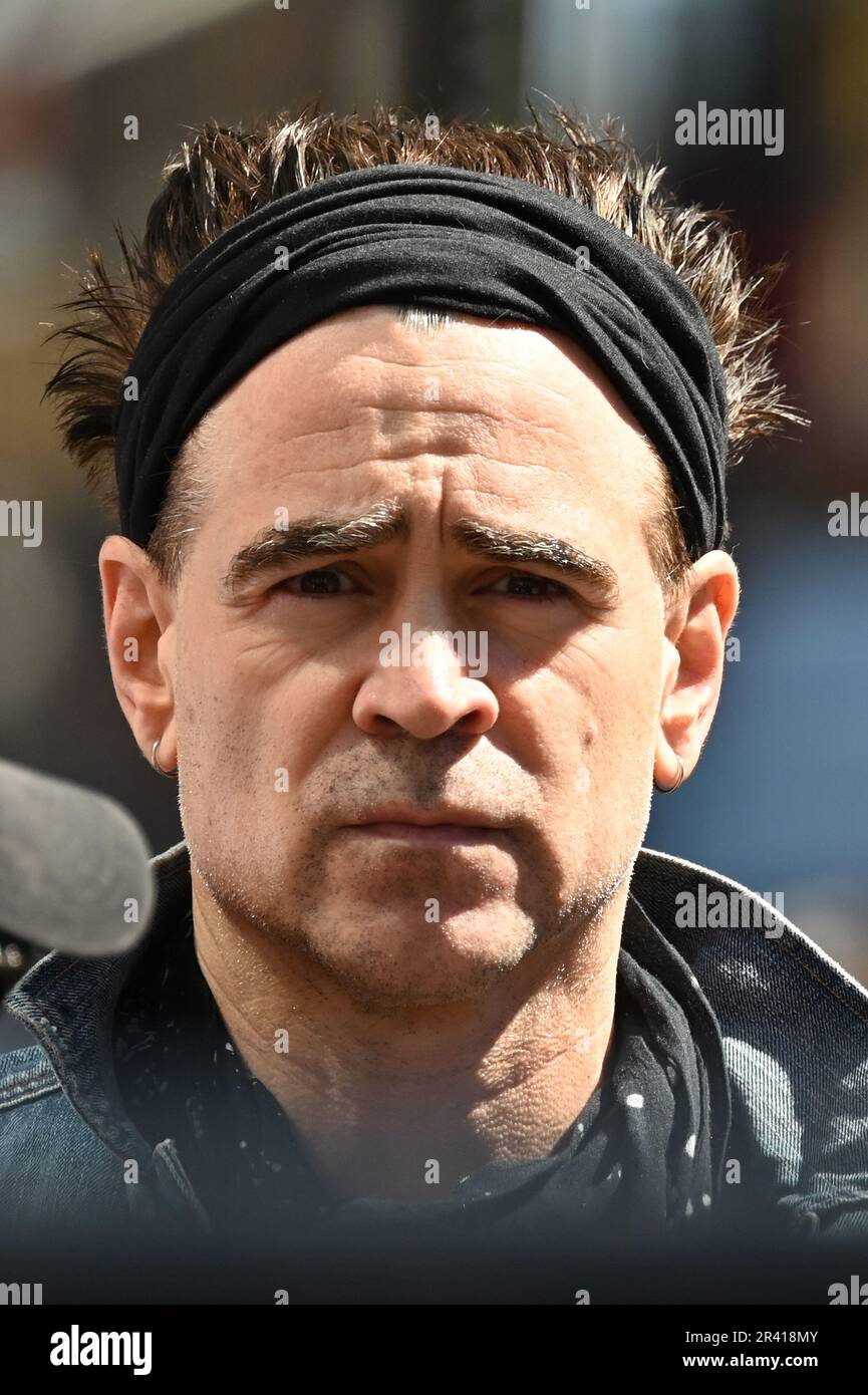 New York, USA. 25th May, 2023. Actor Colin Farrell attends a rally by ...