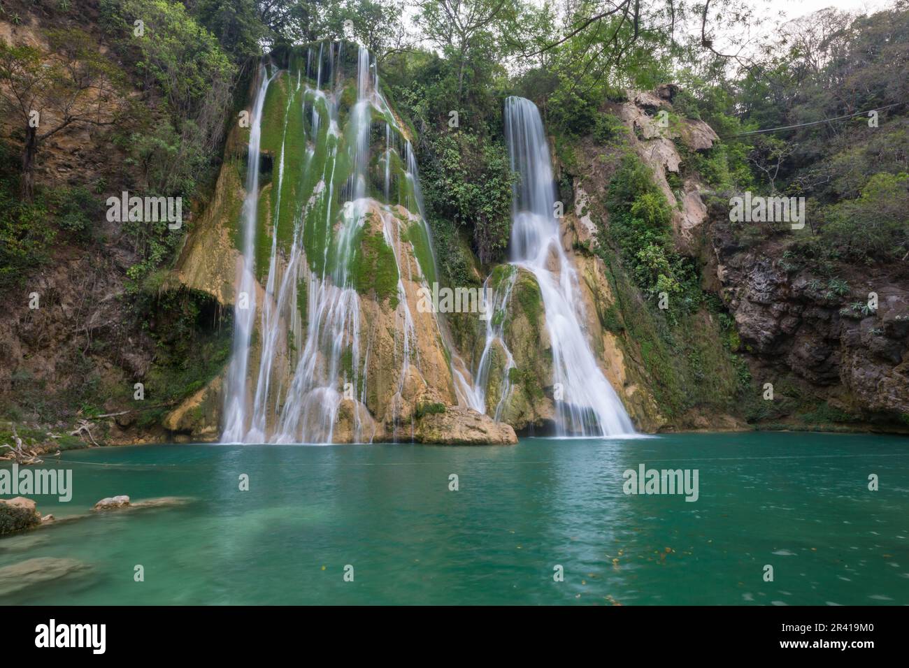 Waterfall in Mexico Stock Photo - Alamy