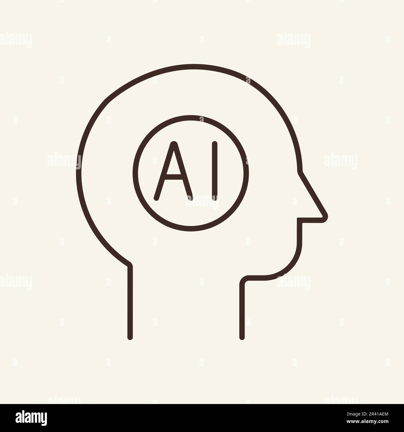 Electronic info icon outline hi-res stock photography and images - Alamy