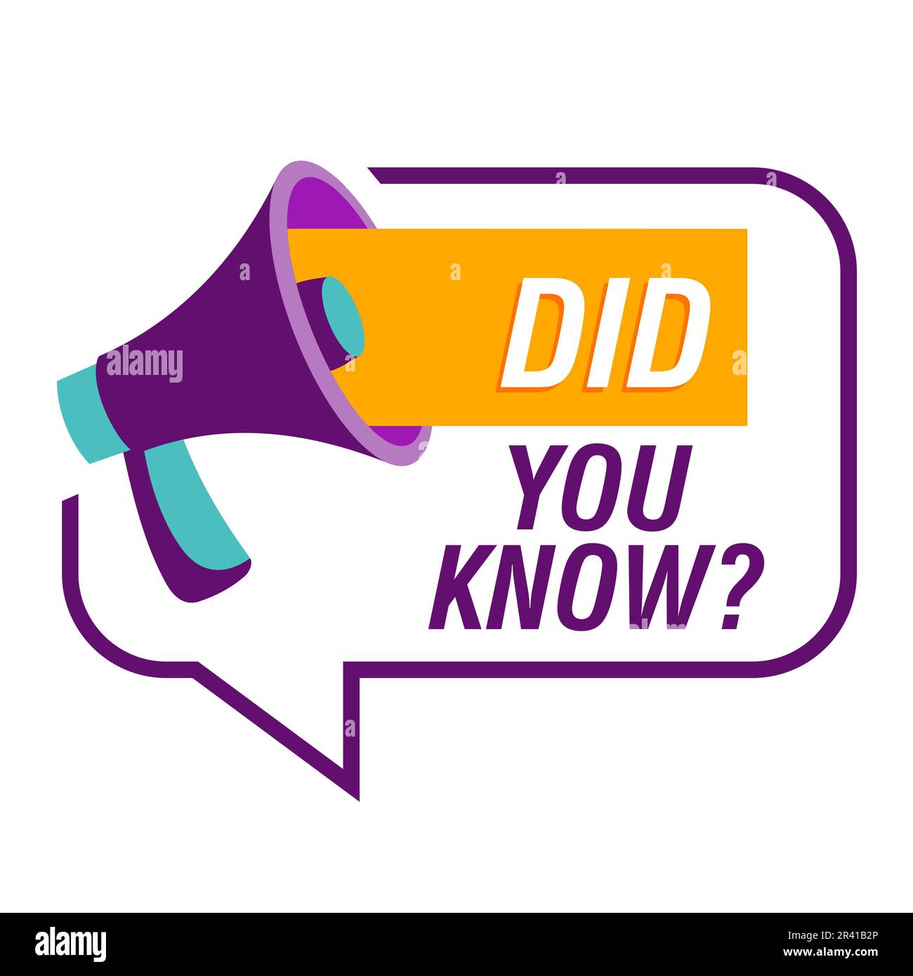 Know question in speech Stock Vector Images - Alamy