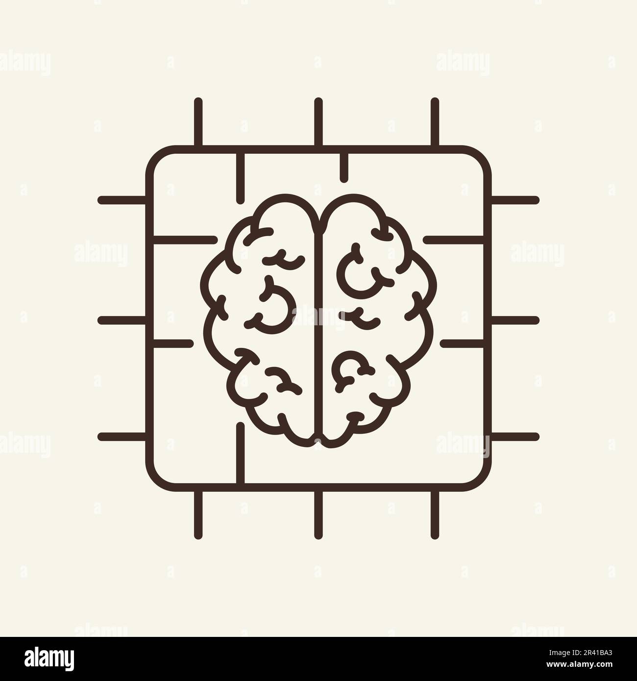 Artificial super intelligence Stock Vector Images - Alamy