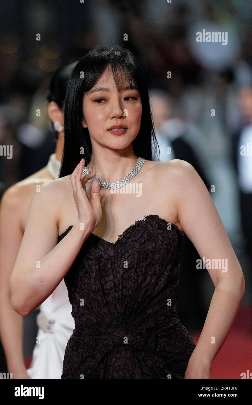 Lim Su-jeong poses for photographers upon arrival at the premiere of ...