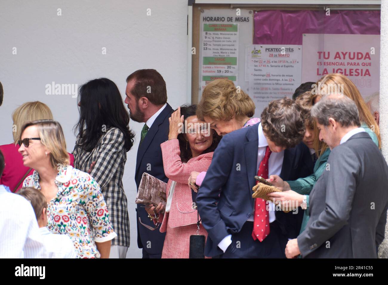 Aravaca. Spain. 20230525, The former Queen Sofia, Paloma Rocasolano ...