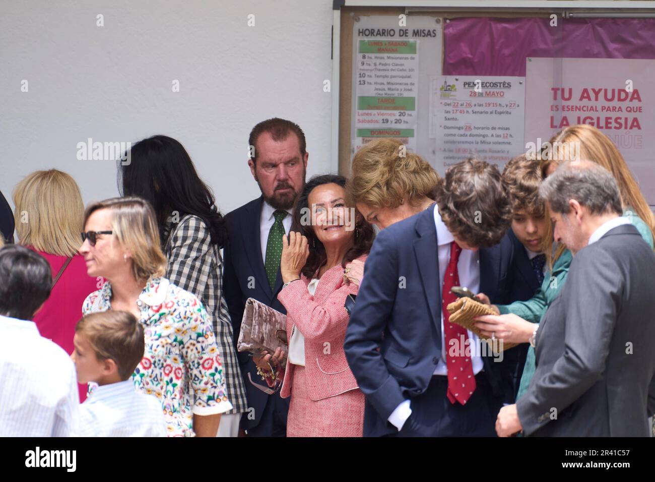 Aravaca. Spain. 20230525, The former Queen Sofia, Paloma Rocasolano ...
