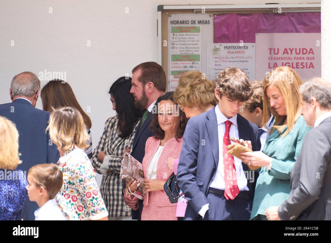 Aravaca. Spain. 20230525, The former Queen Sofia, Paloma Rocasolano ...