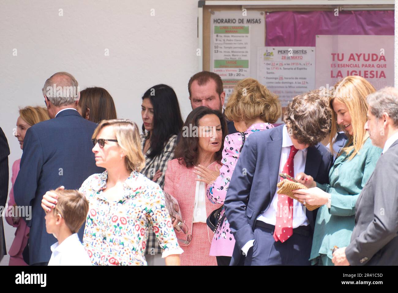 Aravaca. Spain. 20230525, The former Queen Sofia, Paloma Rocasolano ...