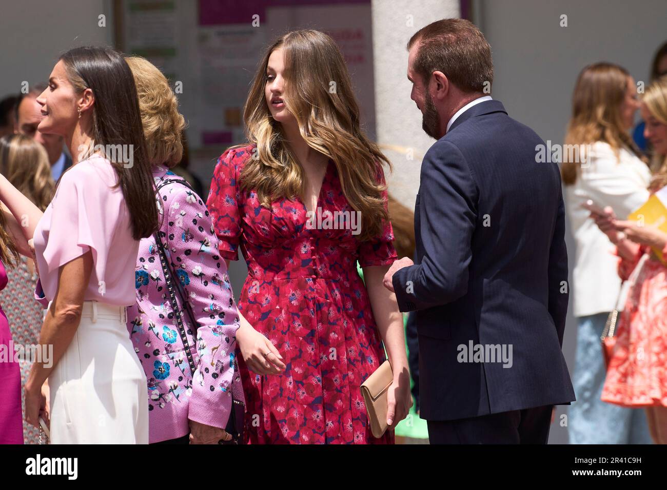 Aravaca. Spain. 20230525, Crown Princess Leonor, Jesus Ortiz leave ...