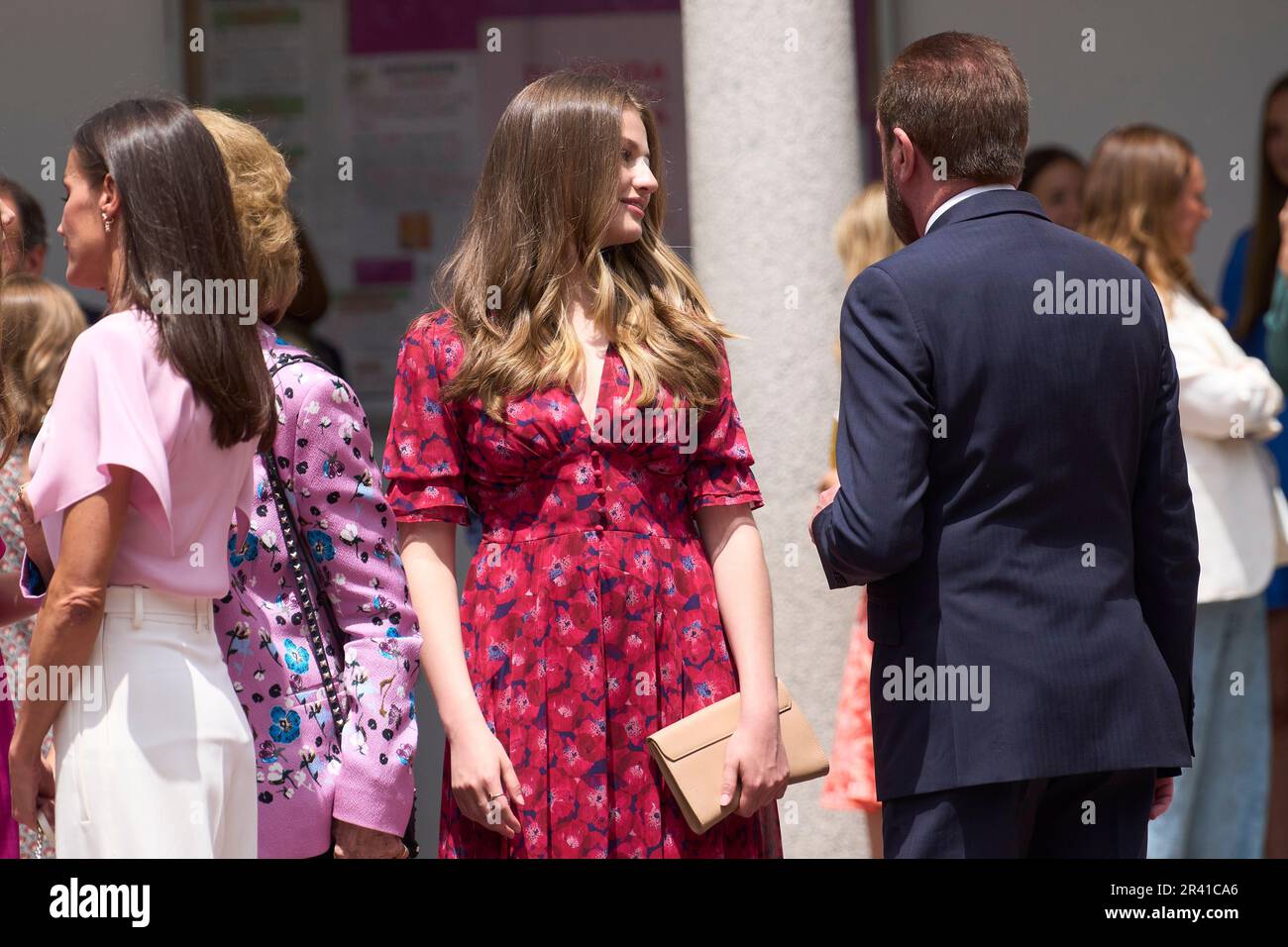 Aravaca. Spain. 20230525, Crown Princess Leonor, Jesus Ortiz leave ...