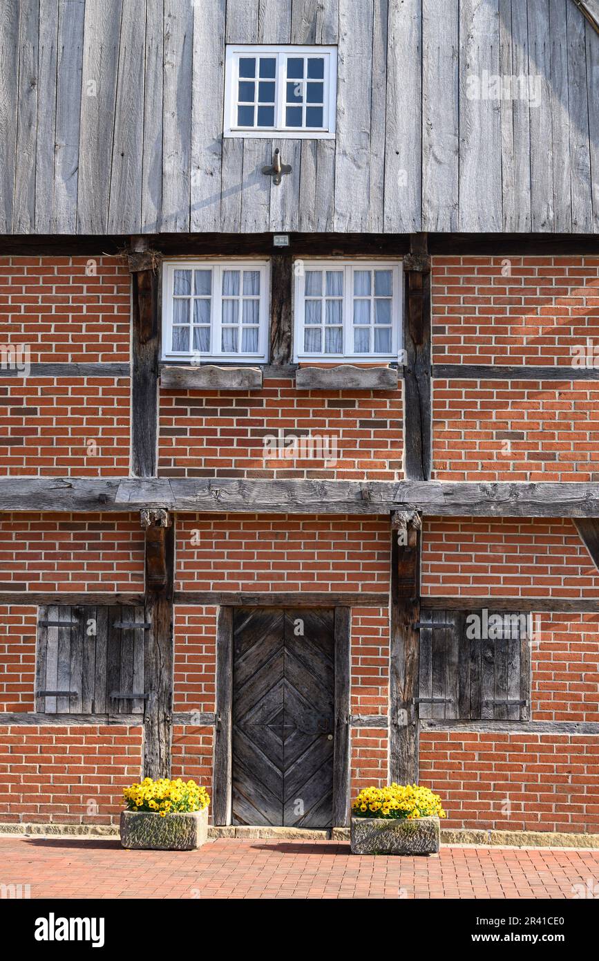 Old truss house in westphalia Stock Photo - Alamy