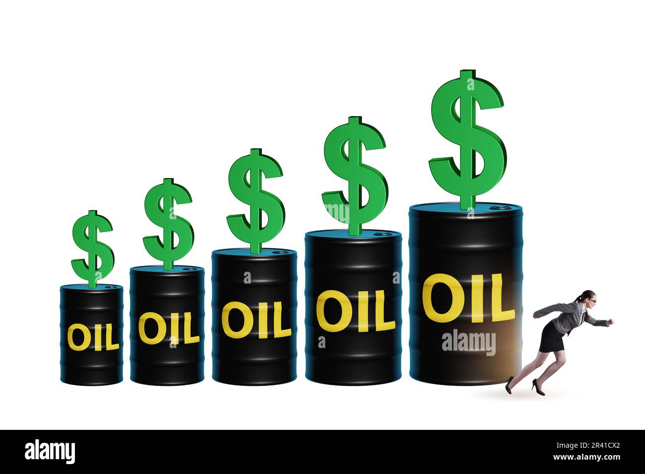 Oil barrel prices Cut Out Stock Images & Pictures - Alamy