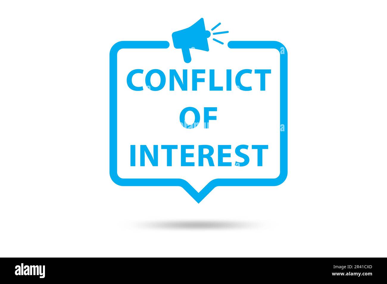 Conflict of interest concept in ethical business Stock Photo - Alamy