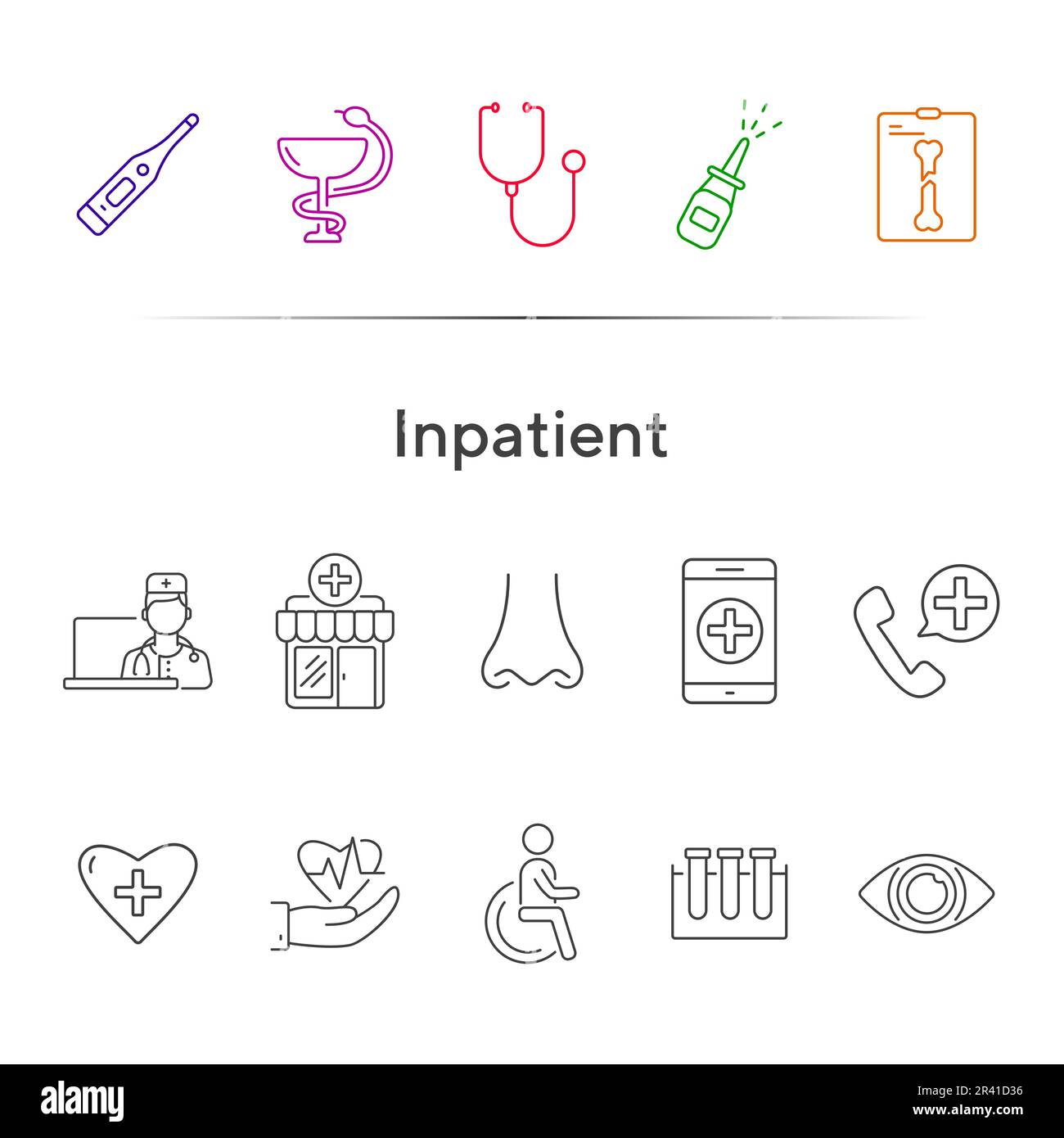 Hospital inpatient Cut Out Stock Images & Pictures - Alamy