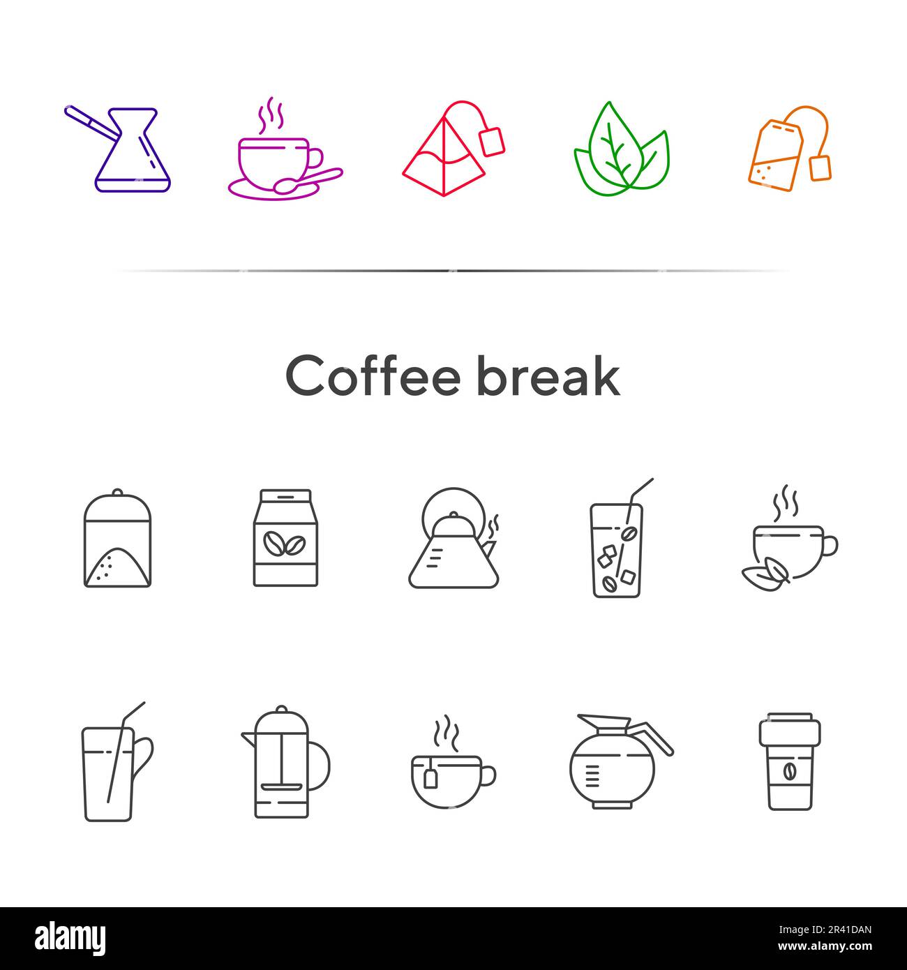 Steaming pot linear icon hi-res stock photography and images - Alamy