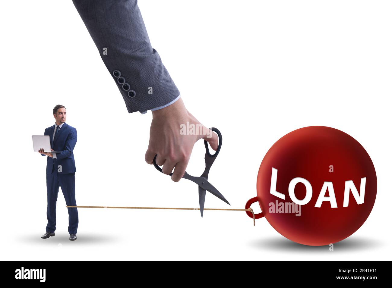 Paying off debts hi-res stock photography and images - Alamy