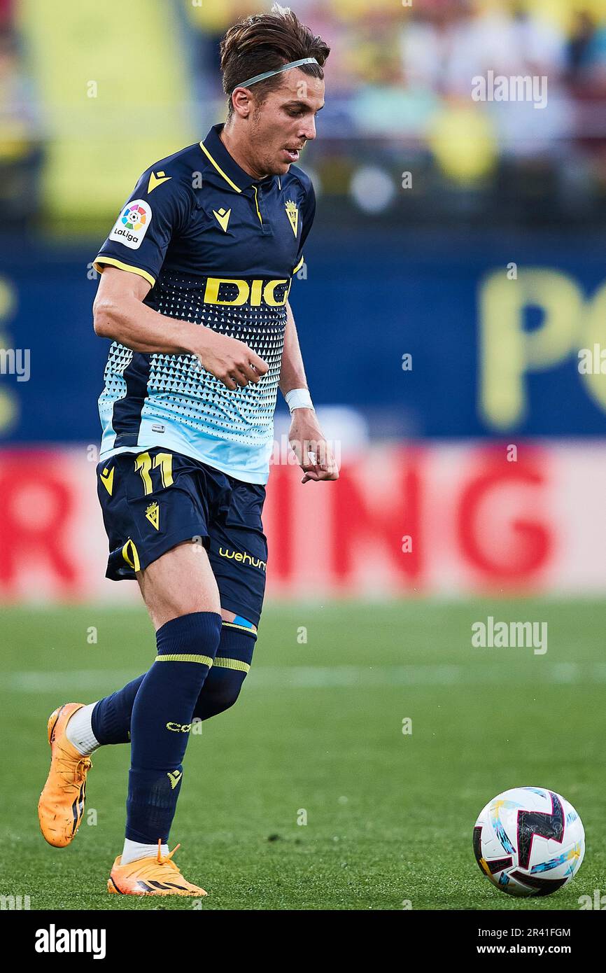 Ivan Alejo of Cadiz CF in action during the LaLiga Santander match ...