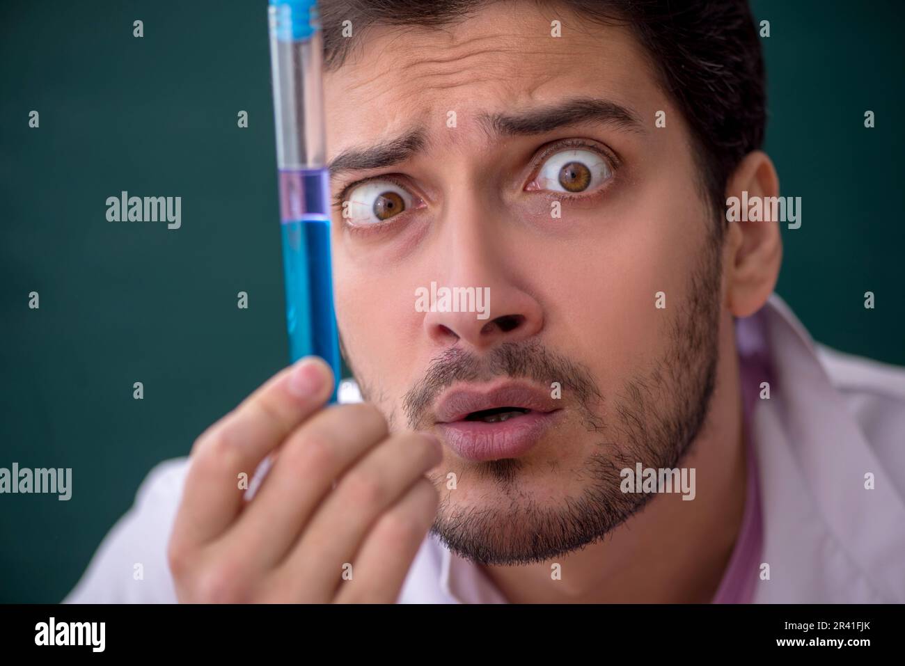 Scared teacher classroom hi-res stock photography and images - Alamy
