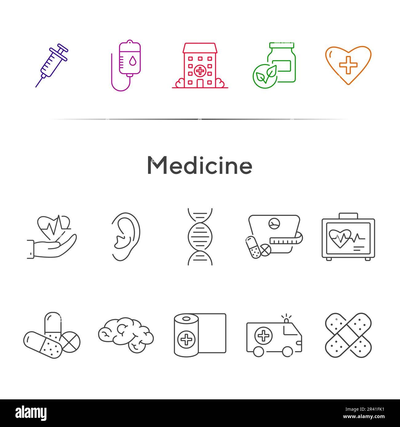 Symbol with scales for medicine Stock Vector Images - Alamy