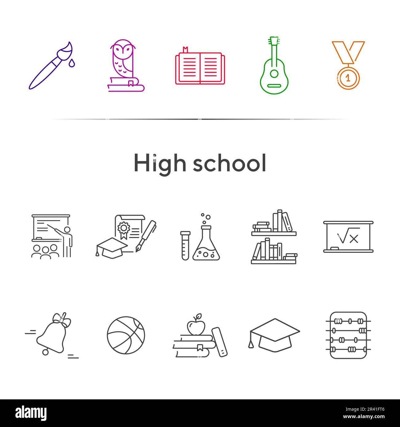 School medal teacher Cut Out Stock Images & Pictures - Alamy