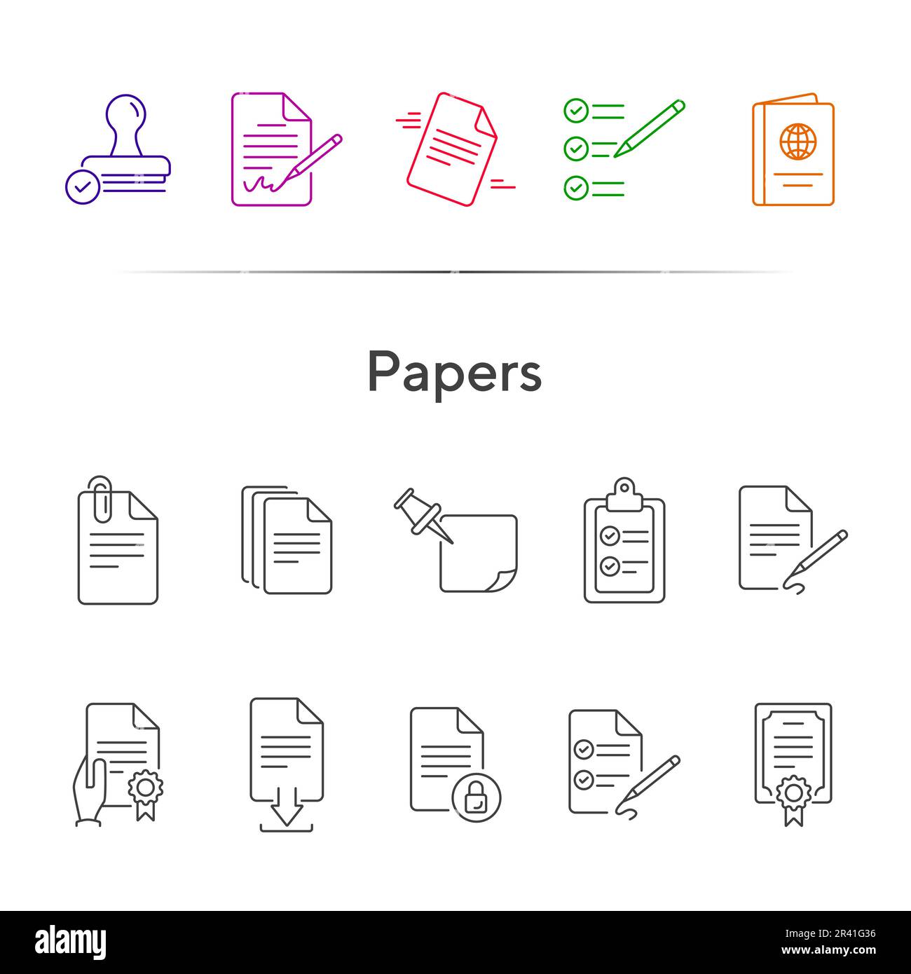 Planning papers Cut Out Stock Images & Pictures - Alamy