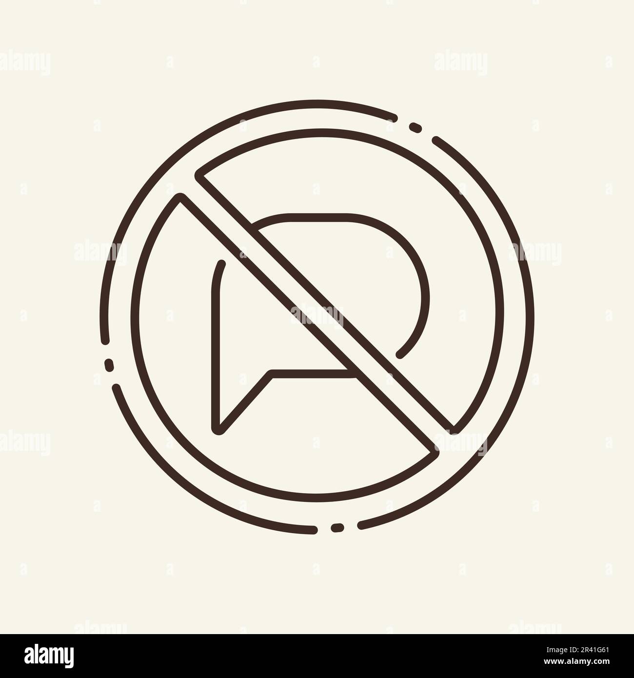 Prohibition talk Stock Vector Images - Alamy