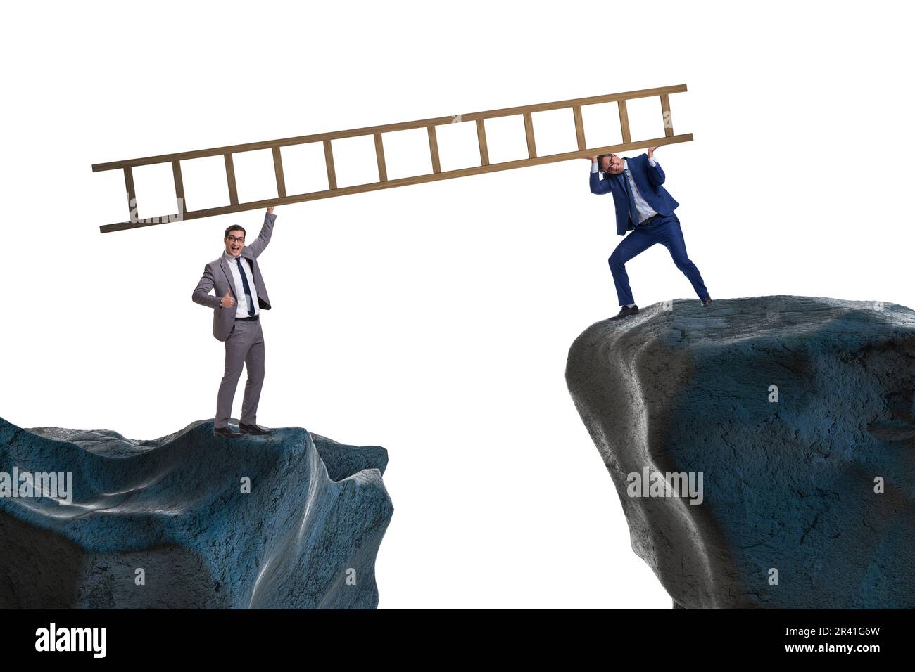 Business stairs helping people hi-res stock photography and images - Alamy