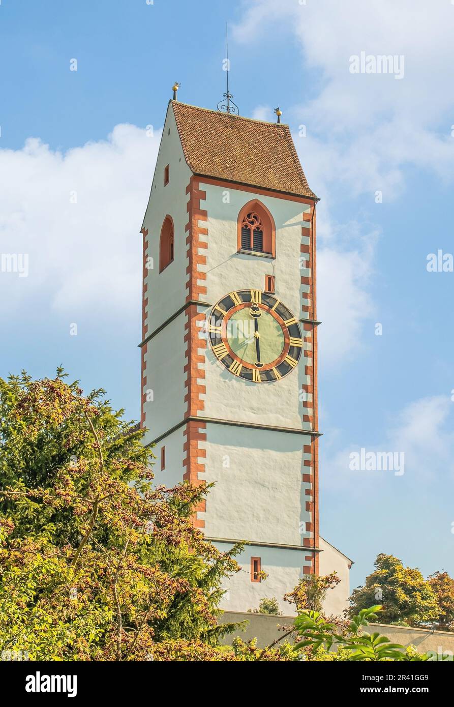 Clock tower st moritz switzerland hi-res stock photography and images ...