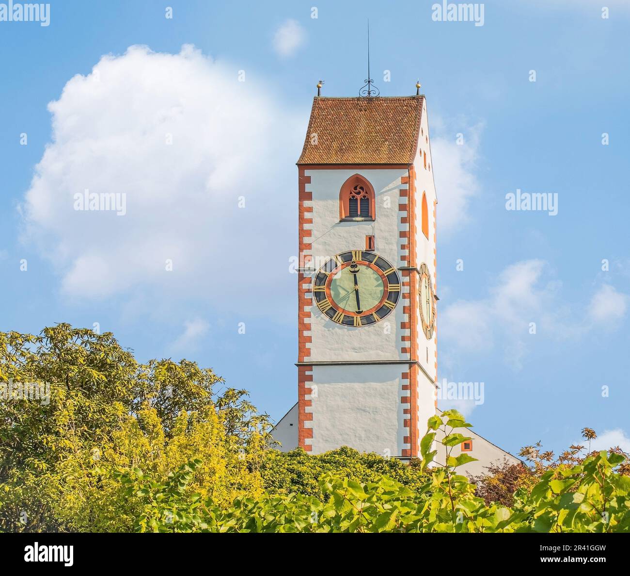 Clock tower st moritz switzerland hi-res stock photography and images ...