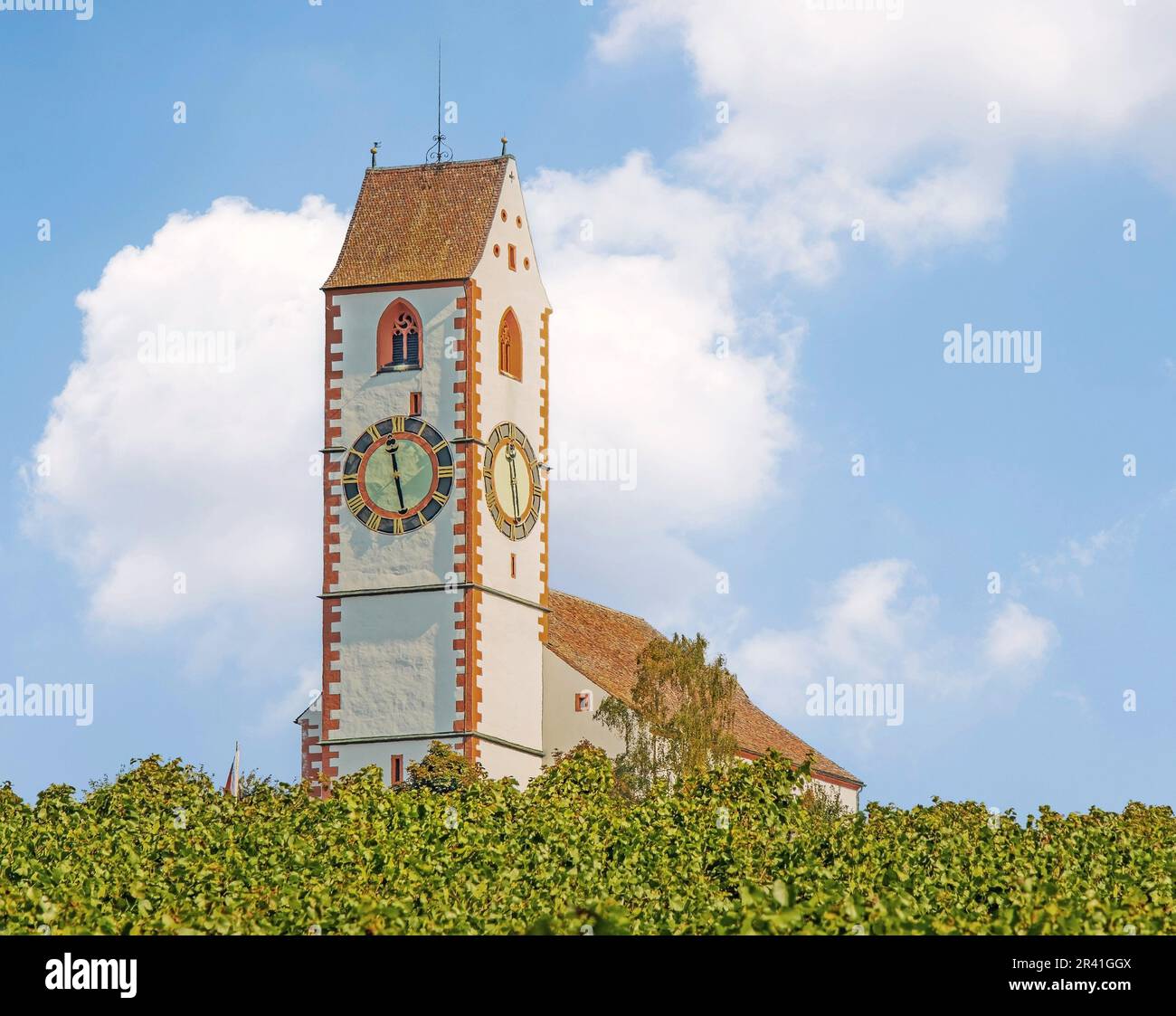 Clock tower st moritz switzerland hi-res stock photography and images ...