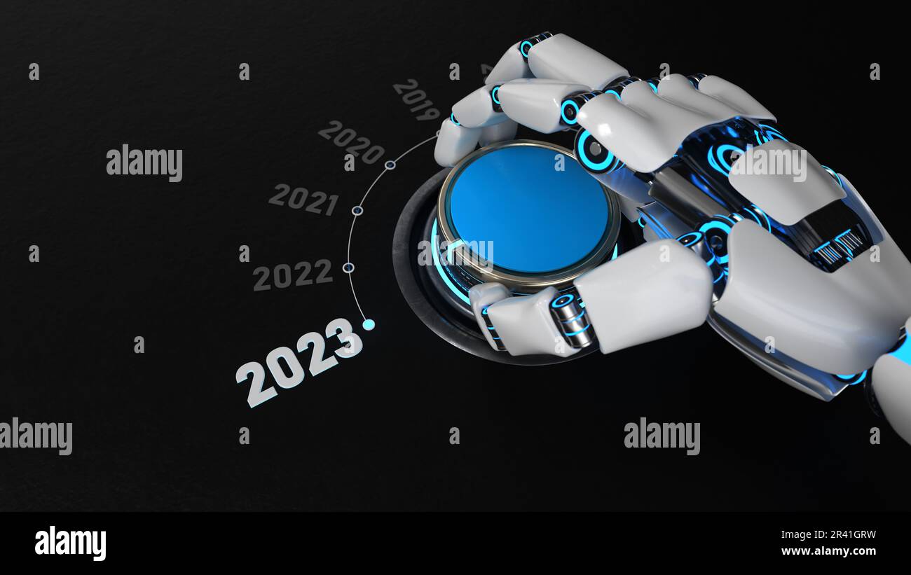 Robot Hand Control Knob 2023 Stock Photo - Alamy