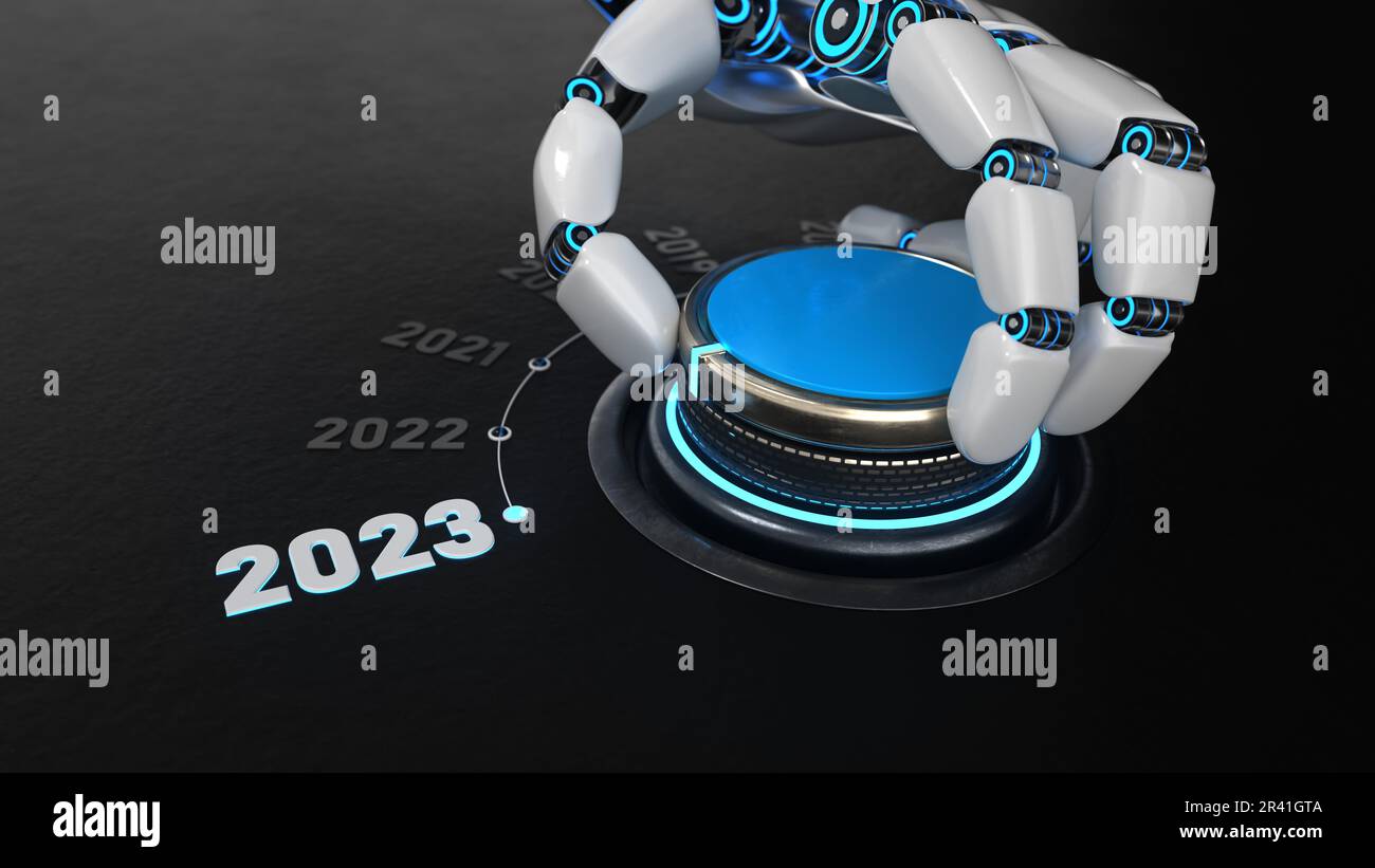 Robot Hand Control Knob 2023 Stock Photo - Alamy