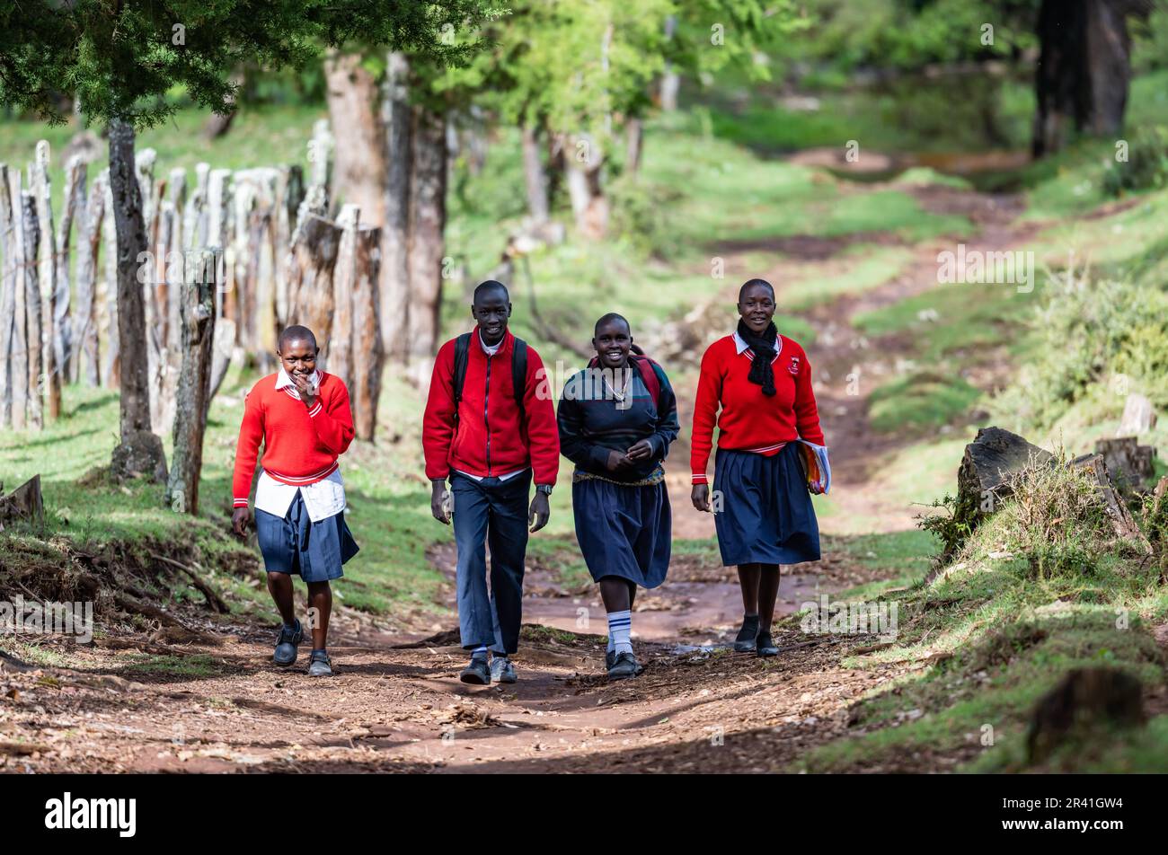 Happy african students hi-res stock photography and images - Alamy