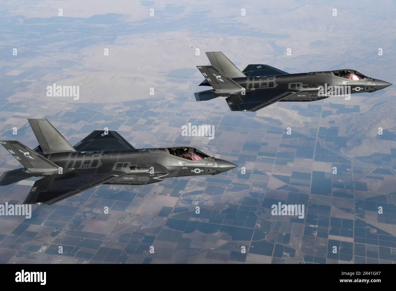 F-35C Lightning II's, attached to the “Argonauts” of Strike Fighter Squadron (VFA) 147 ...